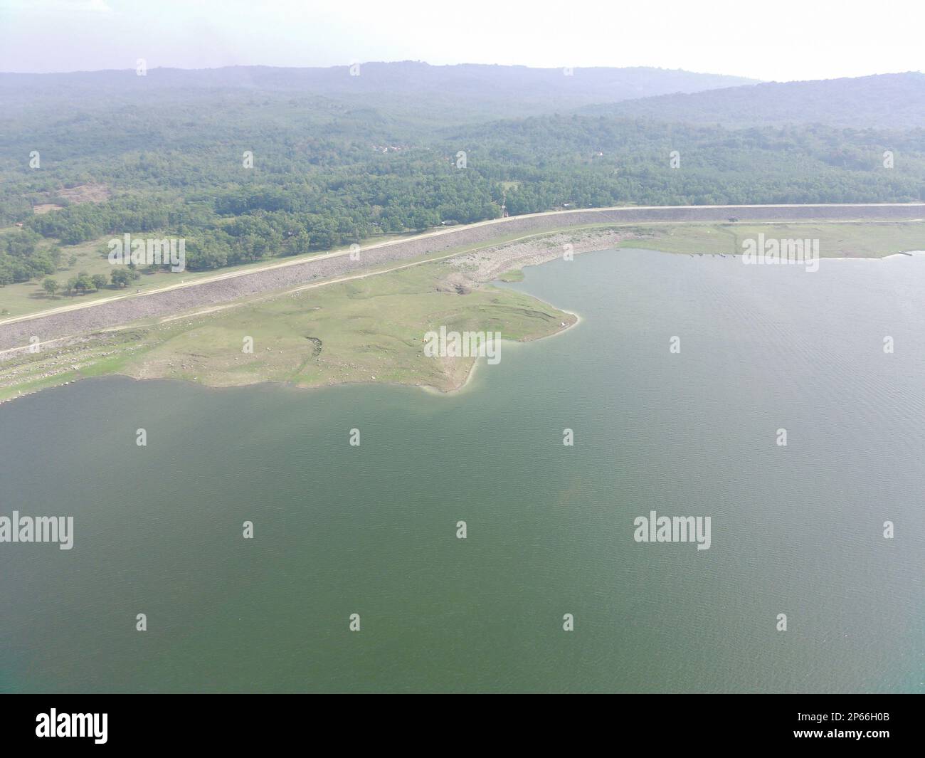 aerial view of Waduk Jatiluhur in the morning Stock Photo - Alamy