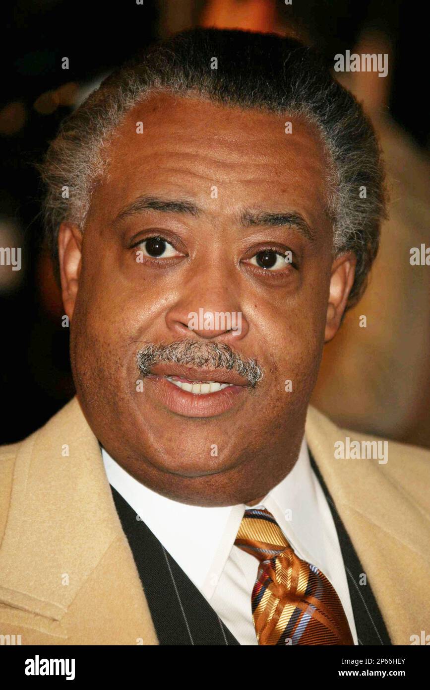 Reverend Al Sharpton attends the premiere of "Inside Man" at Ziegfeld ...