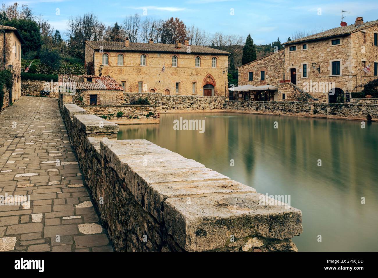 Bagno Vignoni, San Quirico d'Orcia, Val d'Orcia, Tuscany, Italy Stock ...