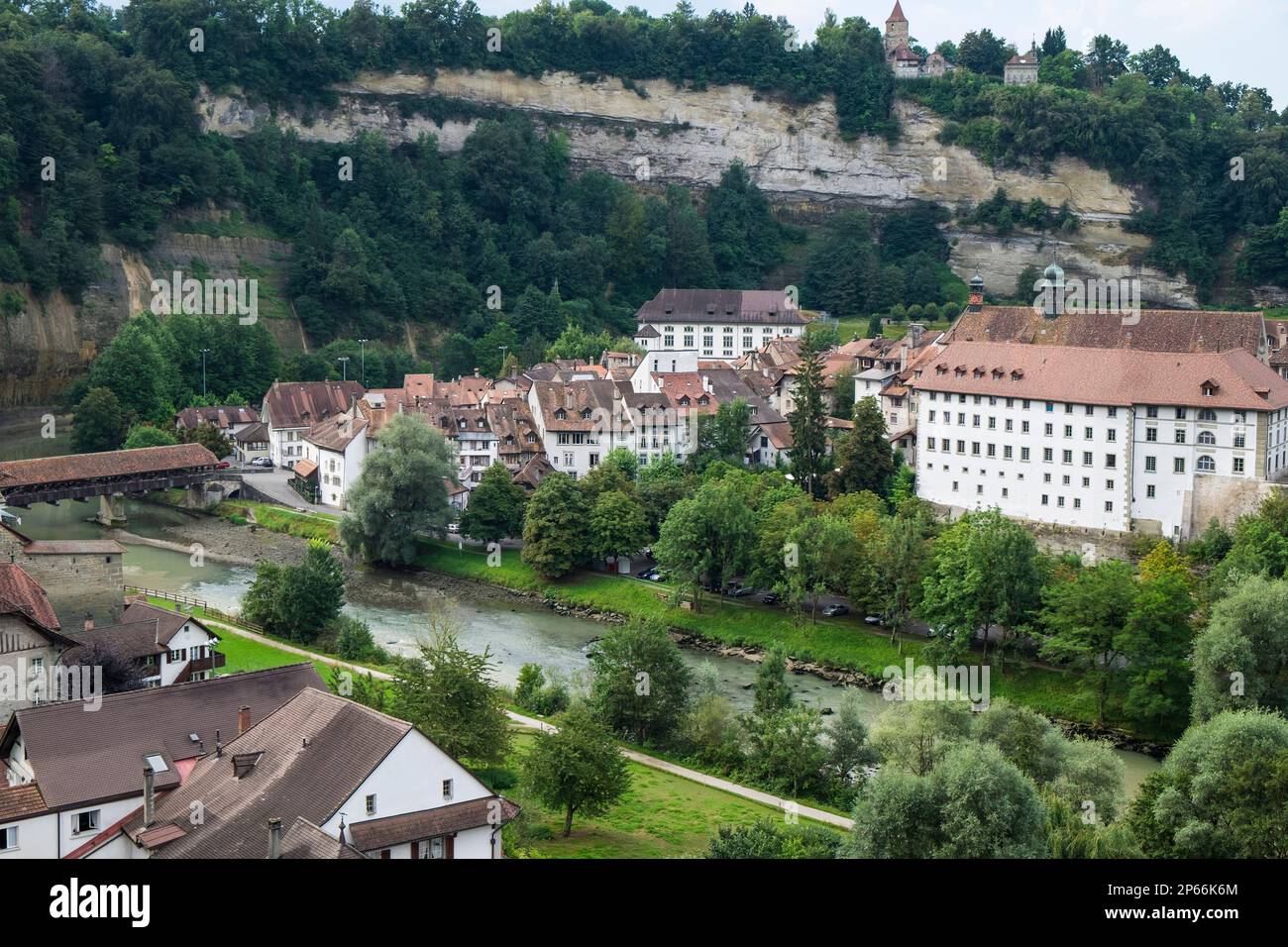 Switzerland, Canton Fribourg, Fribourg, landscape Stock Photo - Alamy
