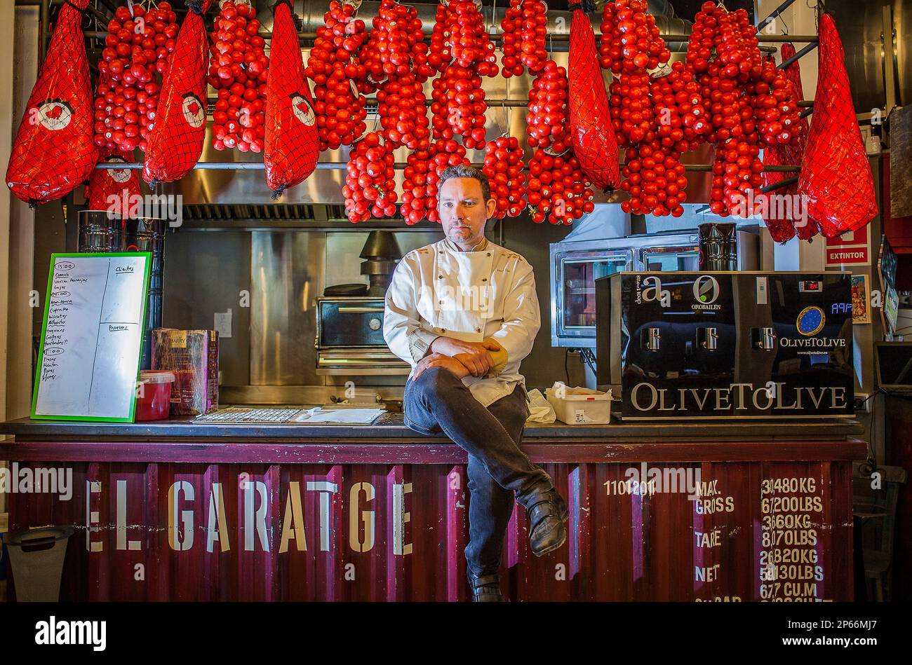 Albert Adria, in Tickets Bar,AV del Paralelo 164, Barcelona, Spain ...