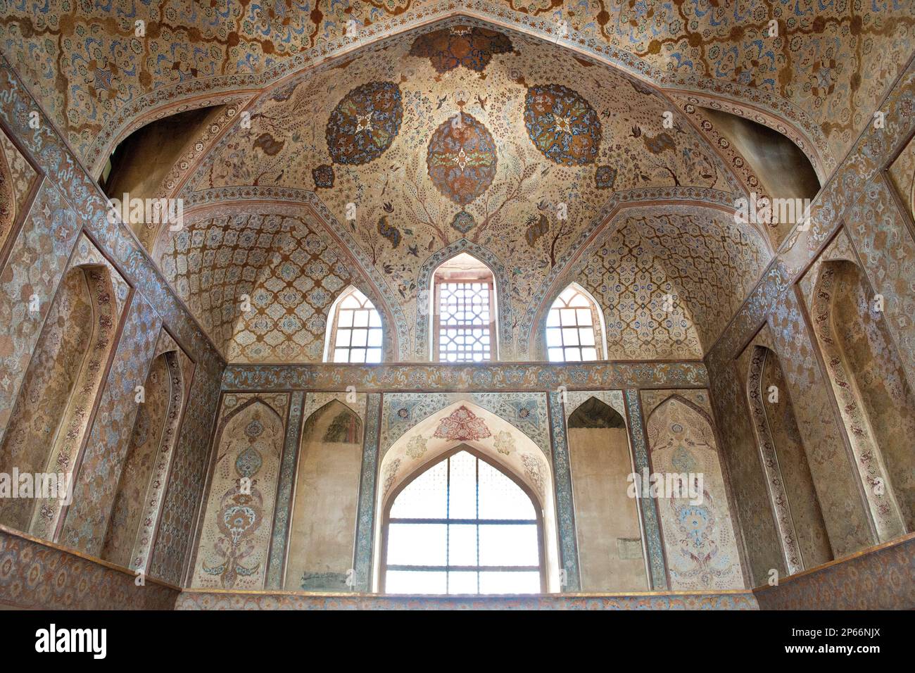 Asia, Iran, Isfahan, Imam square; Ali Qapu palace Stock Photo - Alamy
