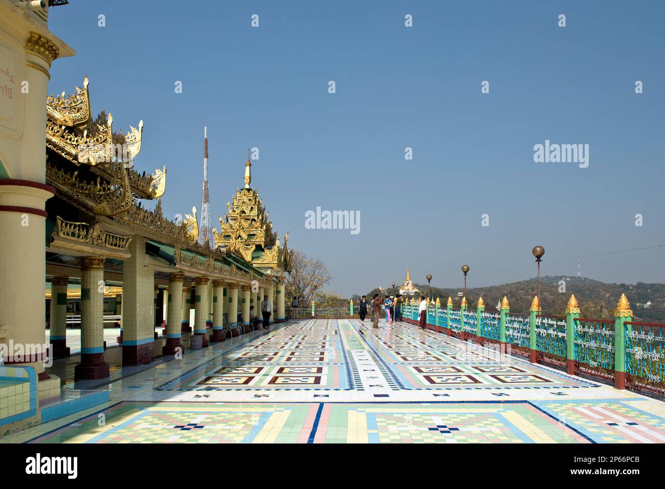 Myanmar, Mandalay, Sagaing hill paya Stock Photo - Alamy