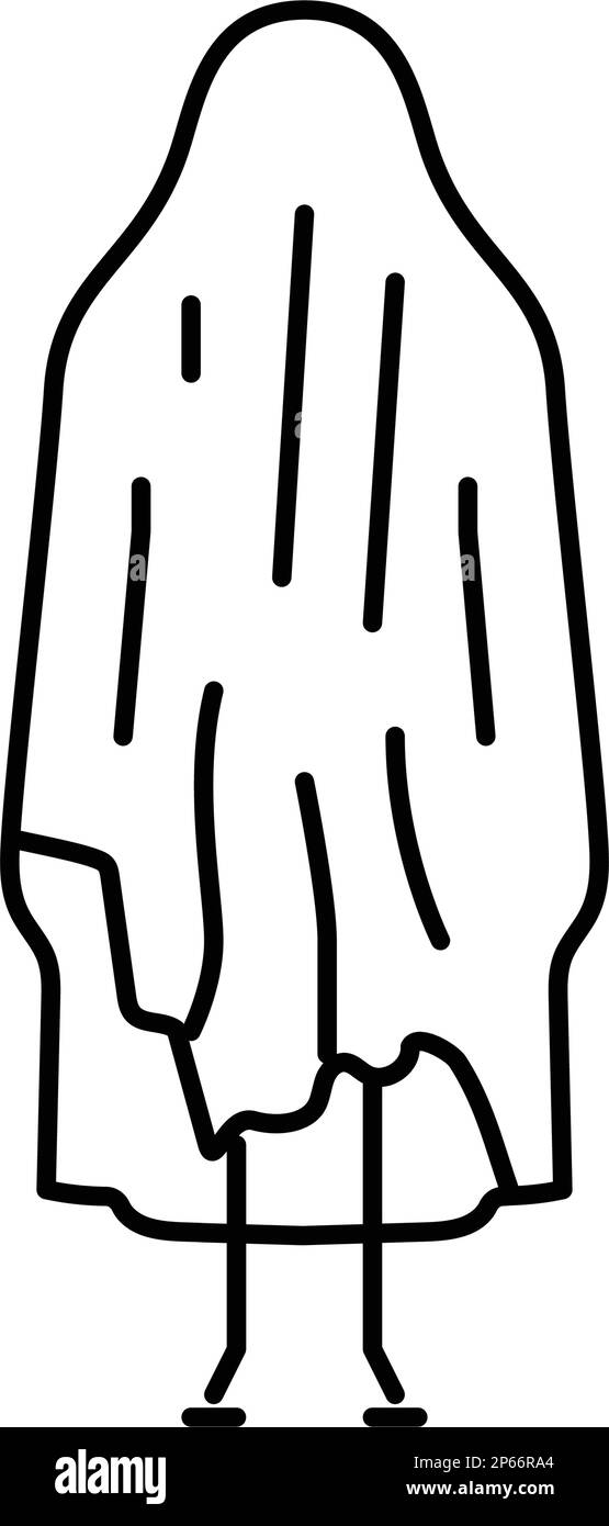 dead ghost line icon vector illustration Stock Vector Image & Art - Alamy