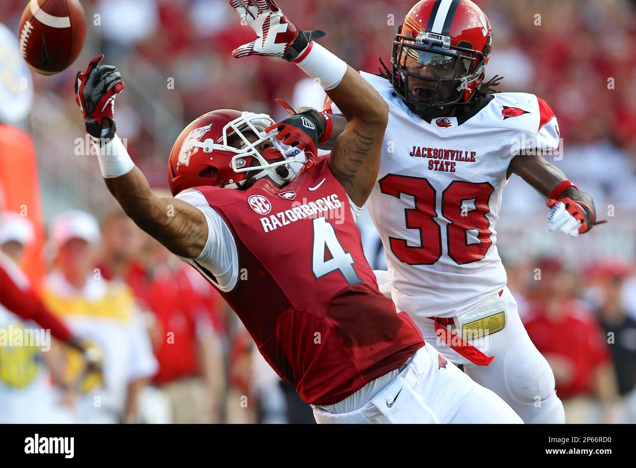 Sep 1, 2012: Jacksonville State defensive back Francis Duncan #38 ...