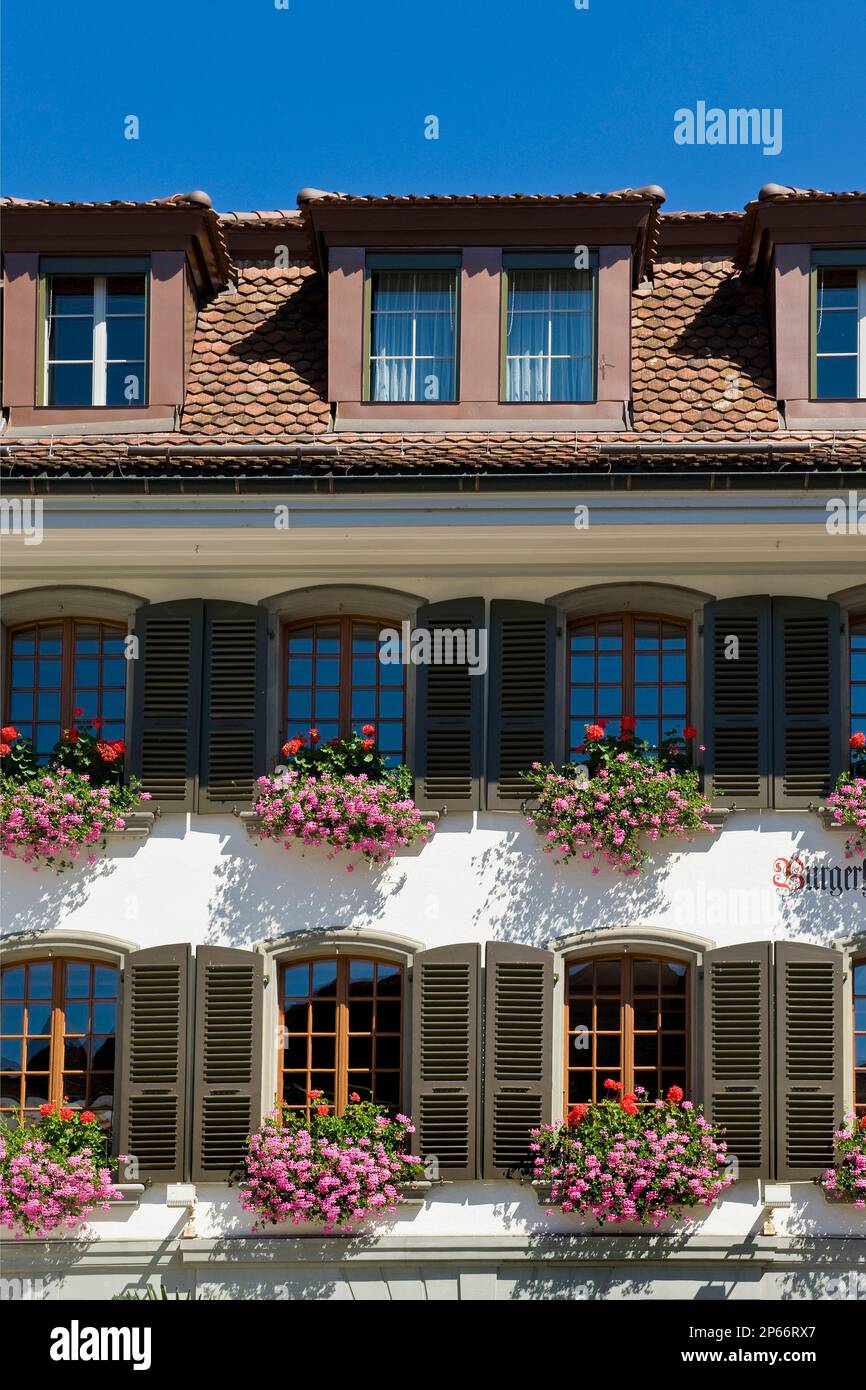 Switzerland, Canton Bern, Thun, old town Stock Photo - Alamy