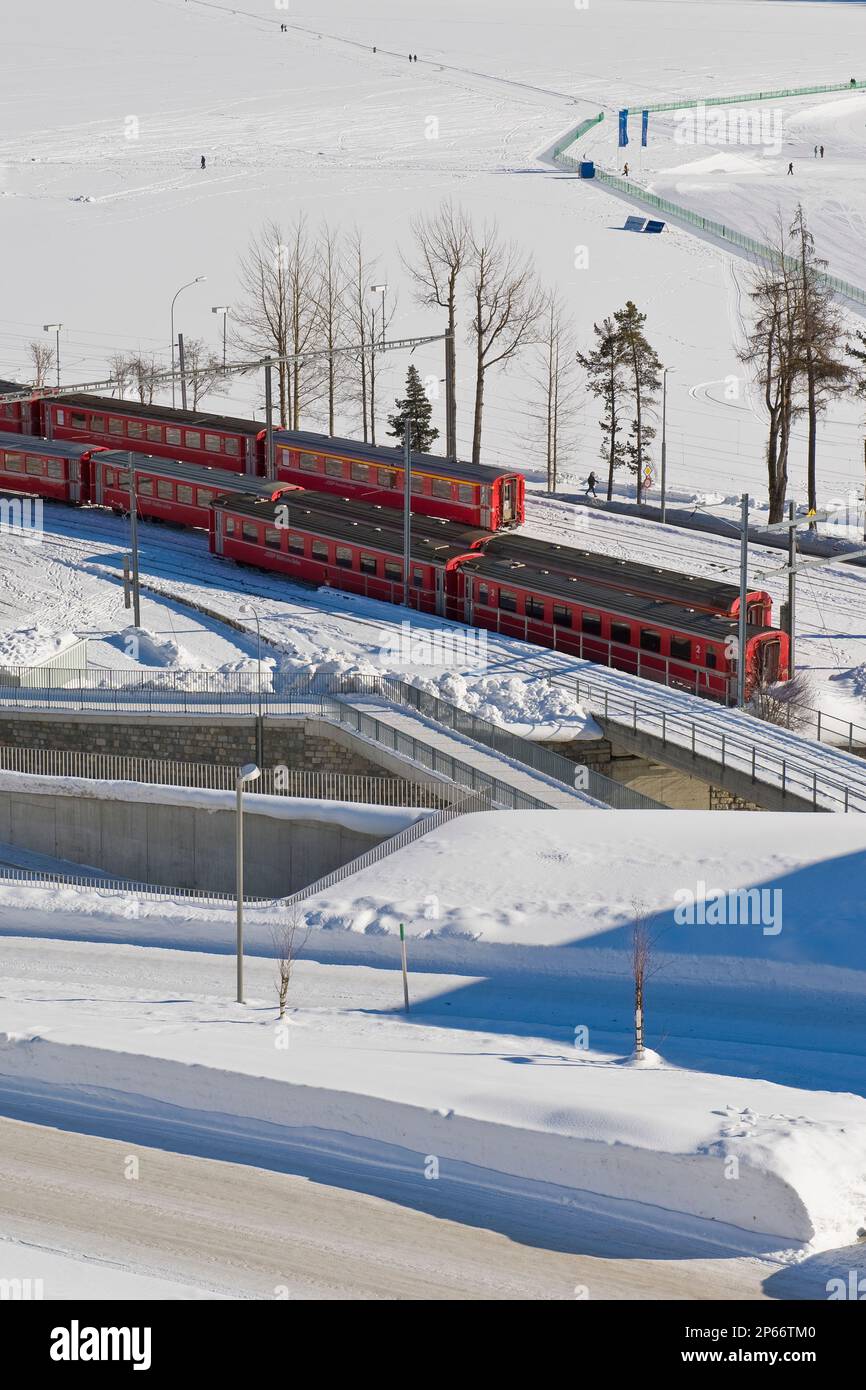 Glacier express st moritz switzerland hi-res stock photography and ...