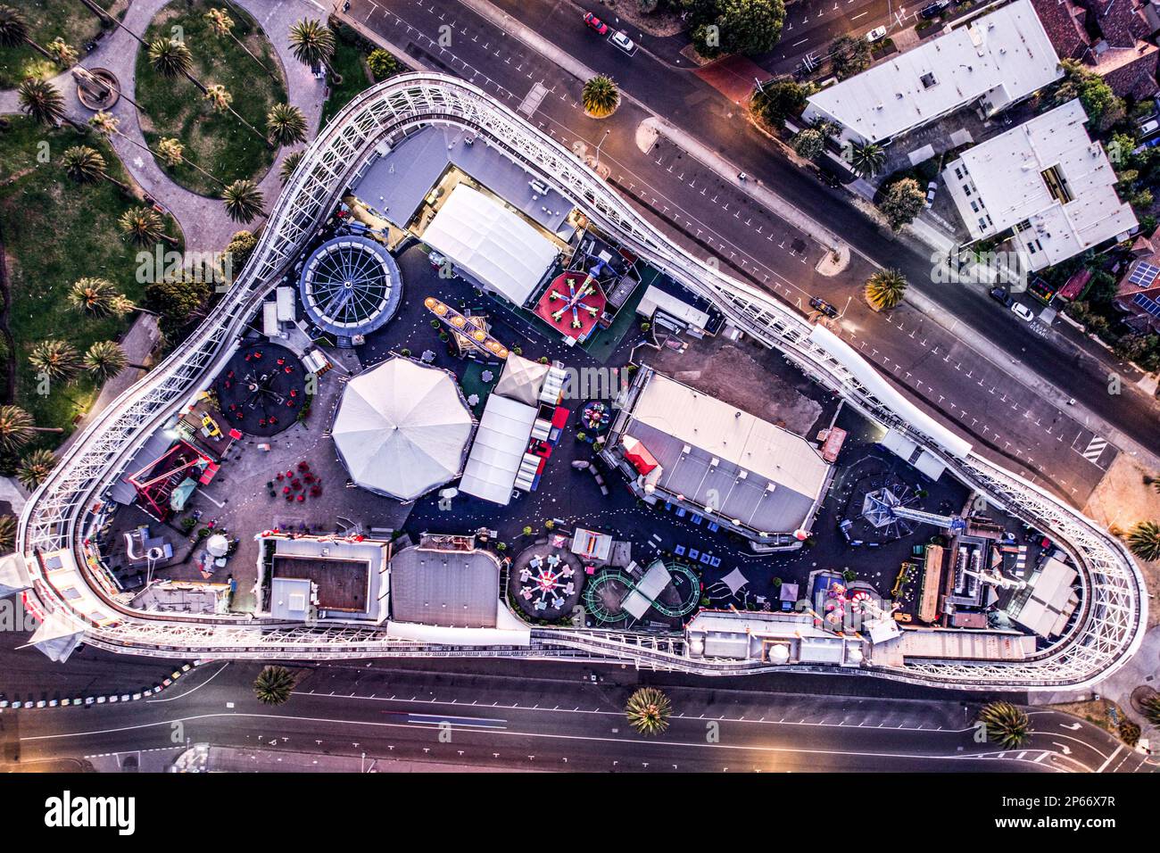 The Luna park, an amusement park located near Melbourne Stock Photo - Alamy