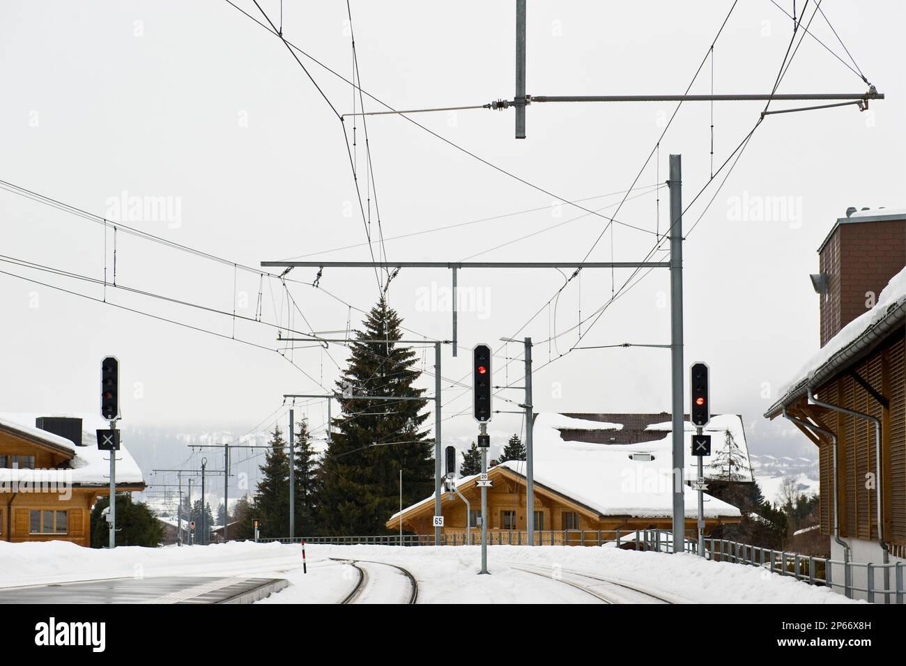 Gstaad railway station hi-res stock photography and images - Alamy