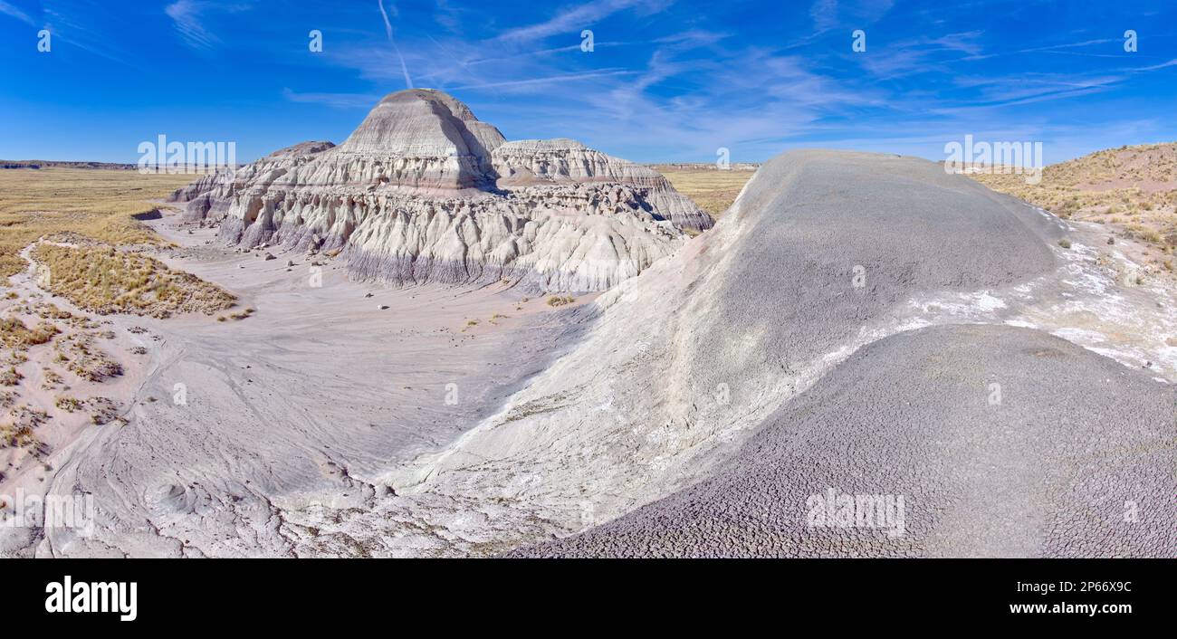 View of Troll Hill along the Red Basin Trail, Petrified Forest National Park, Arizona, United ...