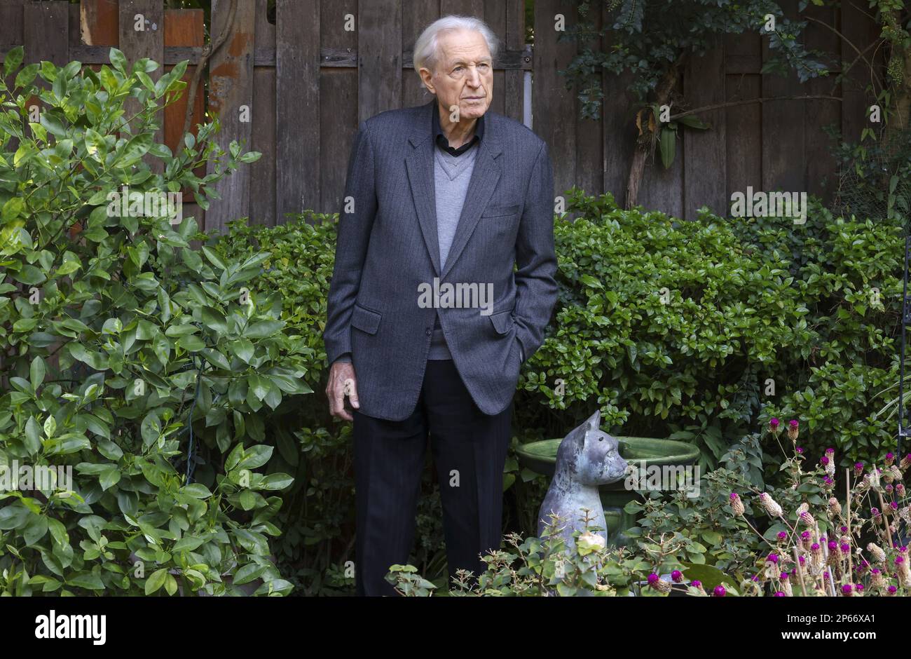 Klaus Heymann, founder of Naxos record label, at his home in Kowloon ...