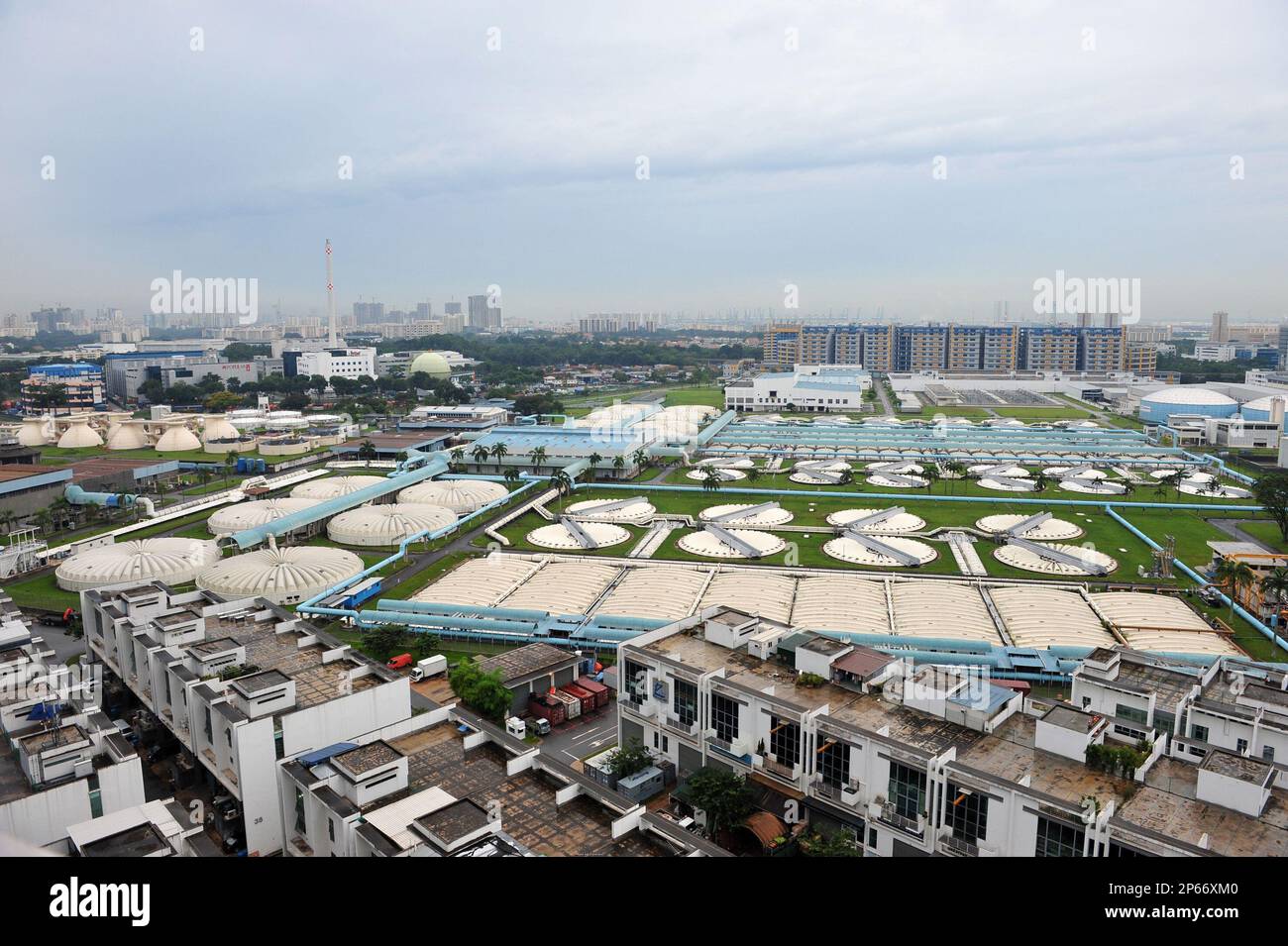 The Ulu Pandan Water Reclamation Plant (WRP). Photographed 06 January ...