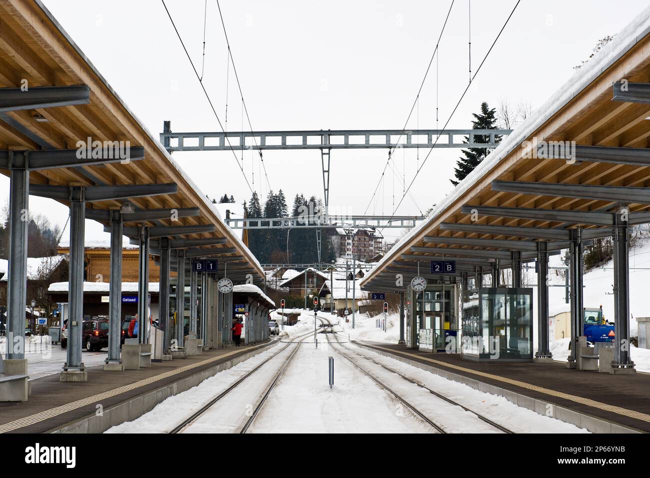 Switzerland train gstaad hi-res stock photography and images - Alamy