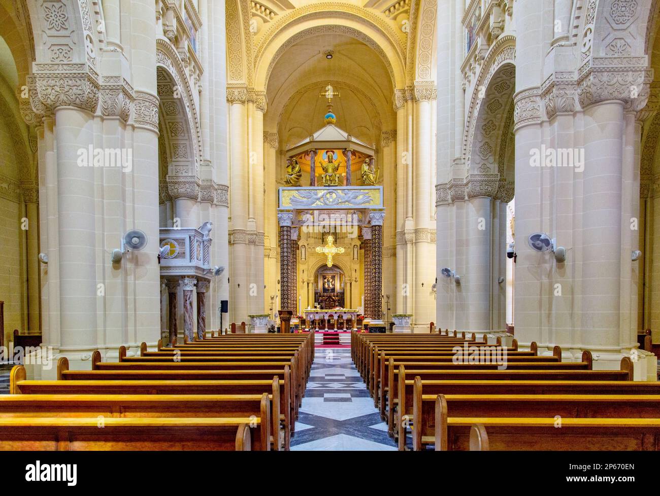 The Basilica of the National Shrine of the Blessed Virgin of Ta' Pinu ...