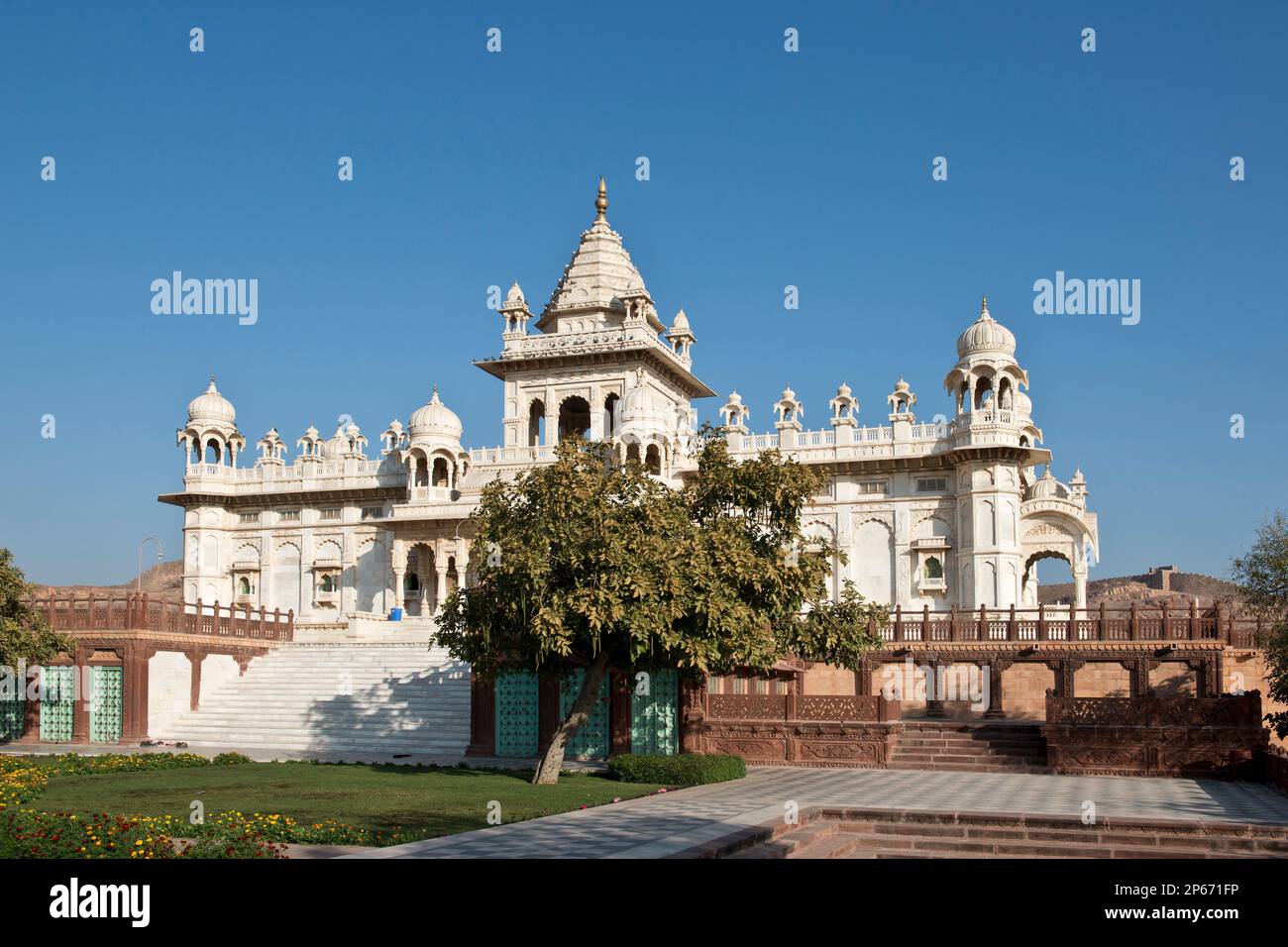 India, Rajasthan, Jodhpur, Jaswant Thada temple Stock Photo - Alamy
