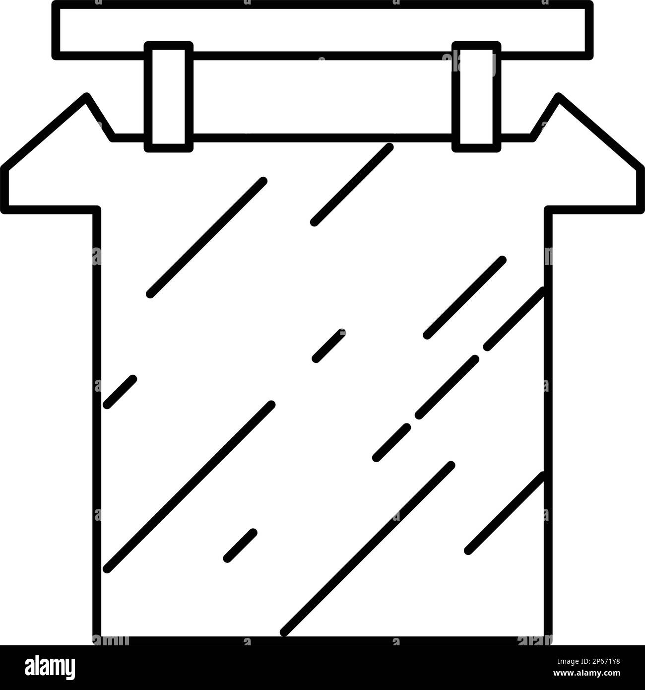 anodes copper cast line icon vector illustration Stock Vector Image ...