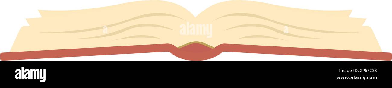 Novel book icon cartoon vector. Open school. Publication learning Stock ...