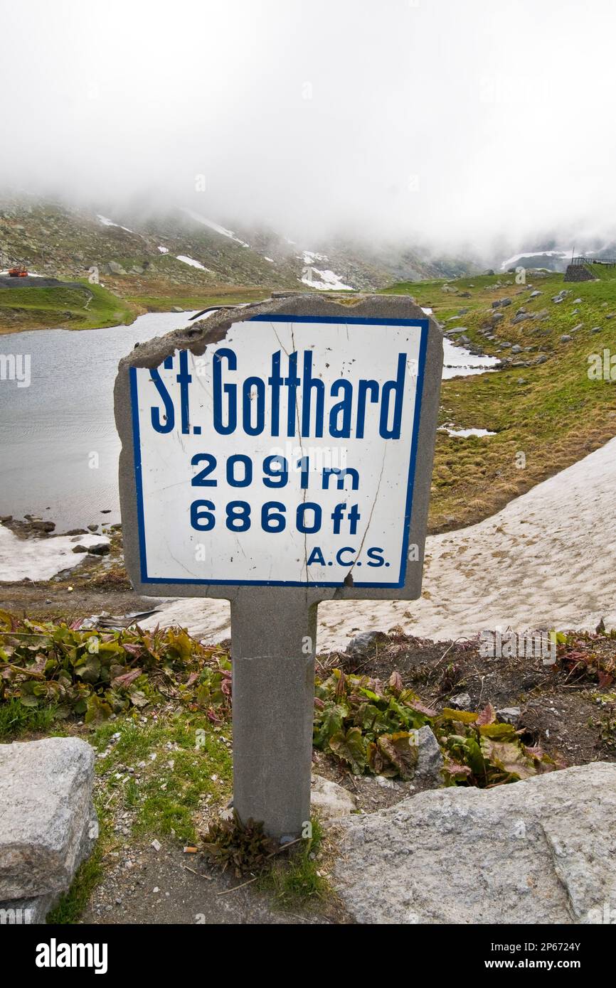 Gotthard pass, Switzerland Stock Photo - Alamy