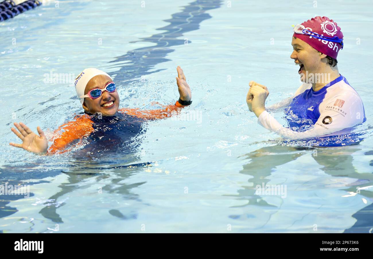 Filipino domestic helper Golda Mae Pay-ong and co-founder of Splash ...