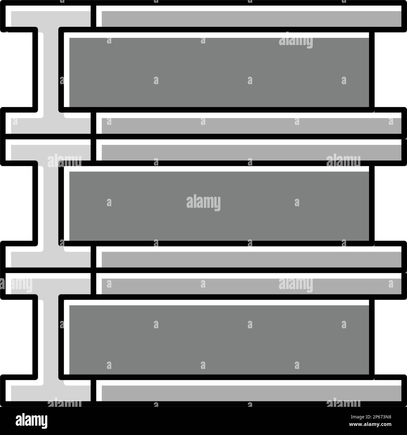 section steel production color icon vector illustration Stock Vector ...