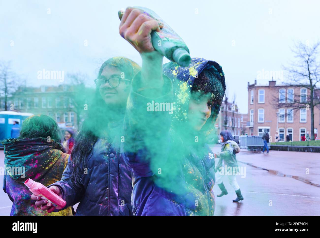 Holi hangama hi-res stock photography and images - Alamy