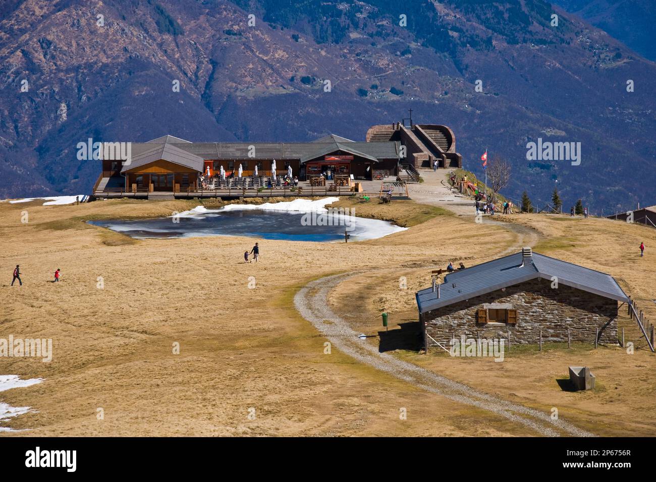 Switzerland, Canton Ticino, Monte Tamaro Stock Photo - Alamy