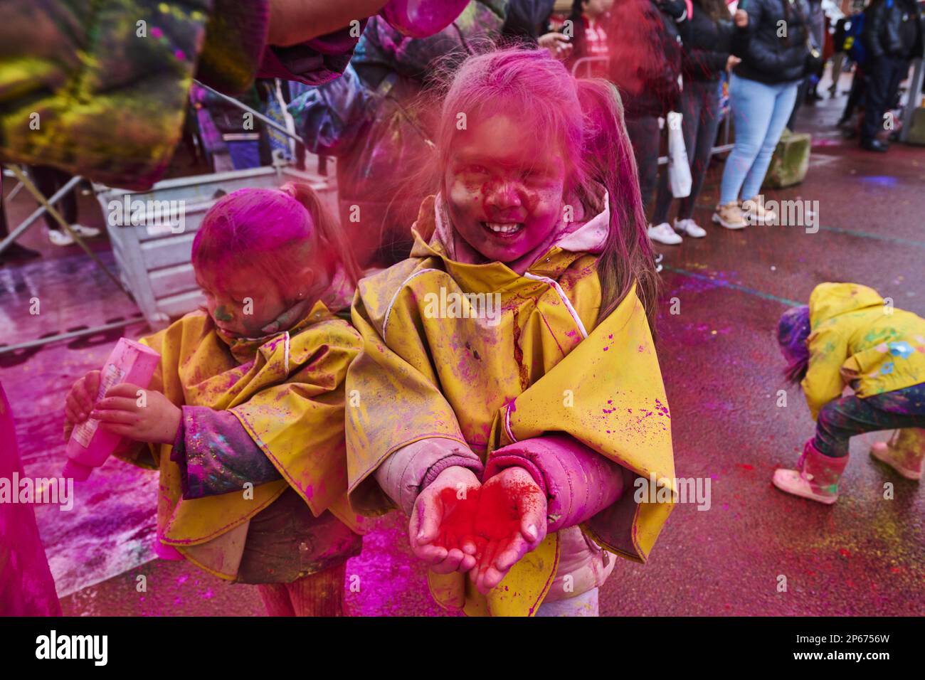 THE HAGUE - Celebration of Holi-Phagwa in the Transvaal district of The ...
