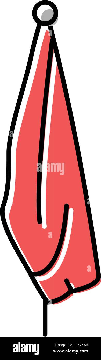 pole flag map color icon vector illustration Stock Vector Image & Art ...