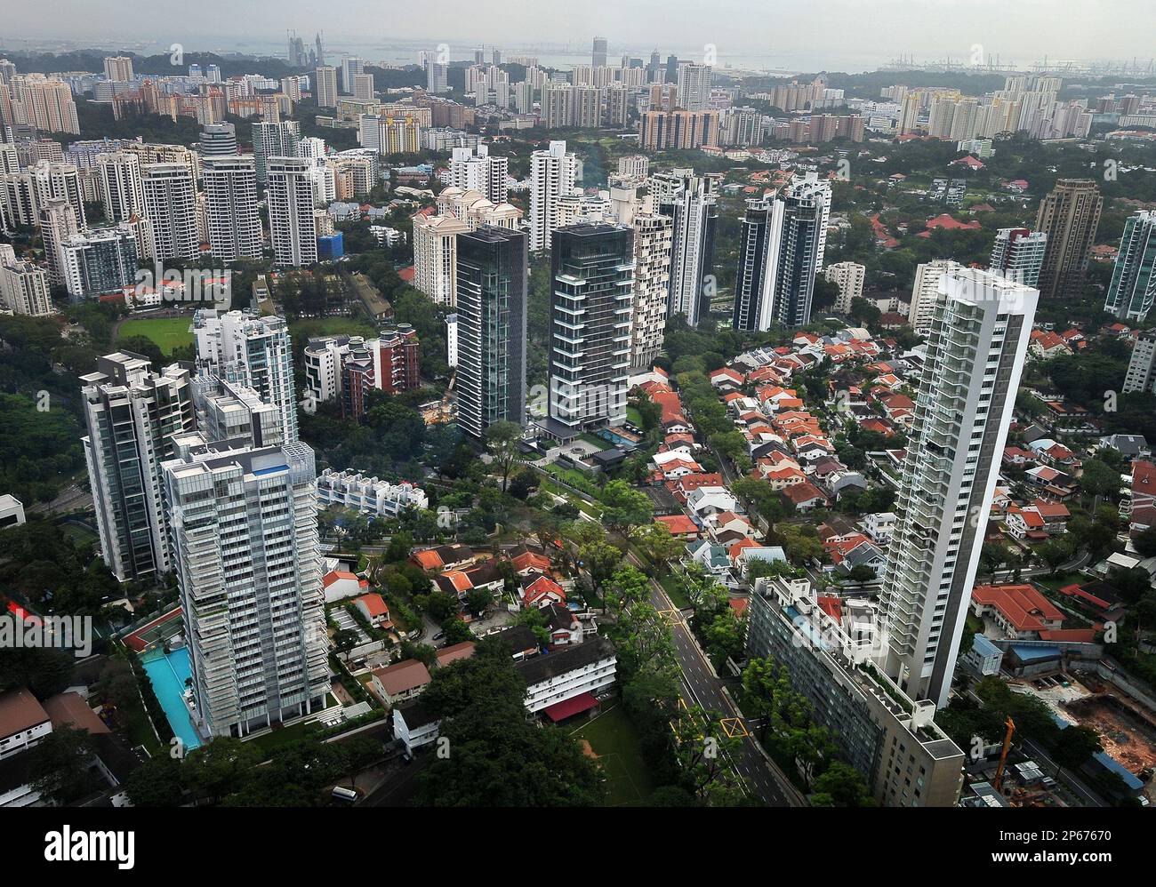 High-rise buildings, skyscrapers, office towers and condominium ...