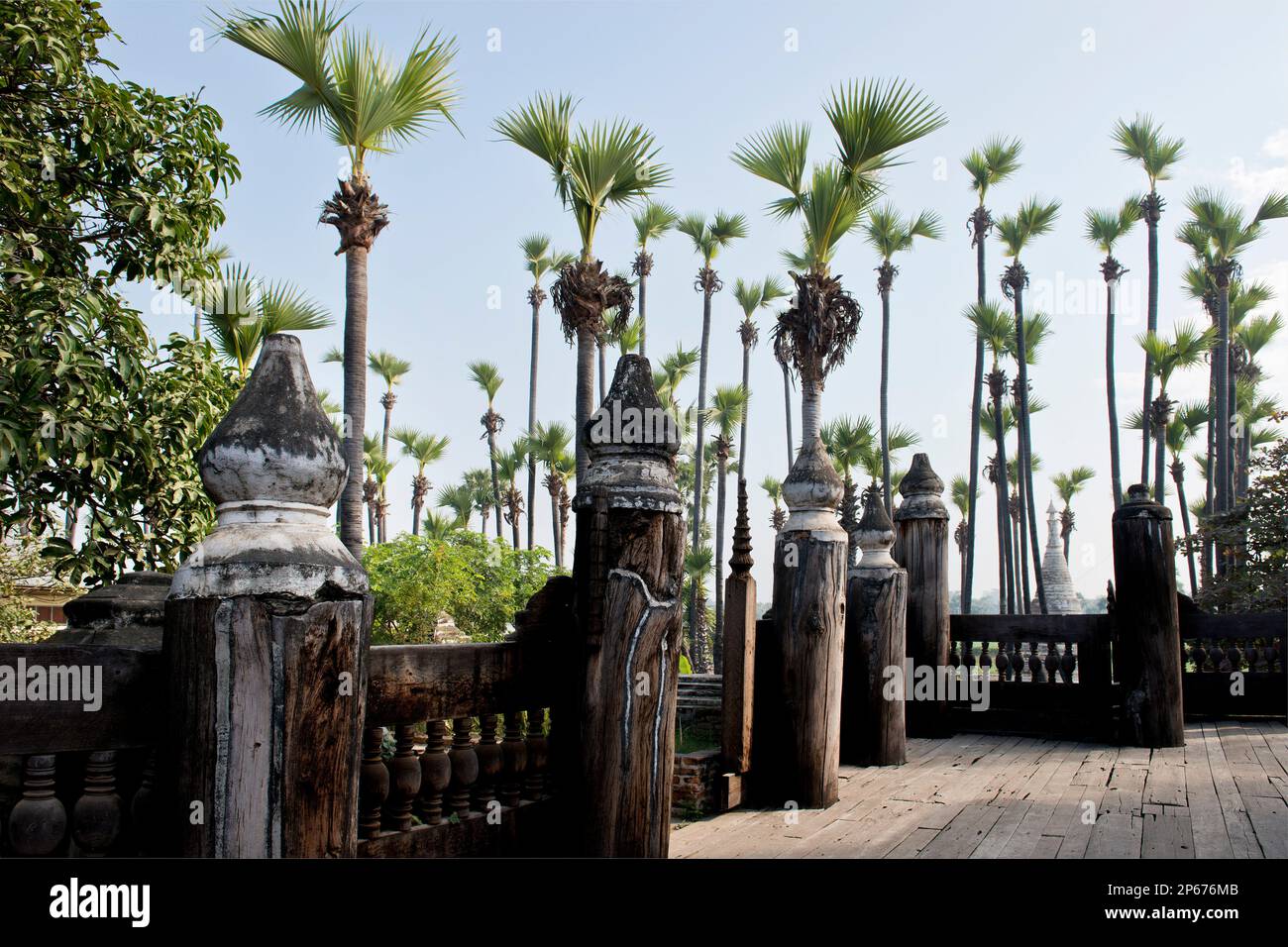 Myanmar, Mandalay, Inwa, Bagaya Monastery Stock Photo - Alamy