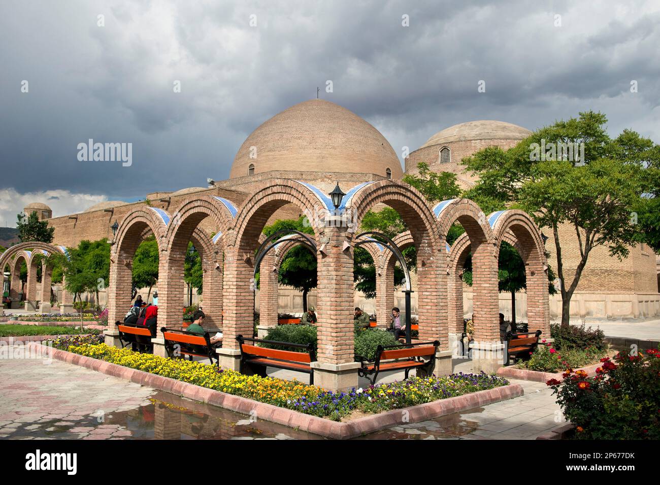 Asia, Iran, Tabriz, Blue mosque Stock Photo - Alamy