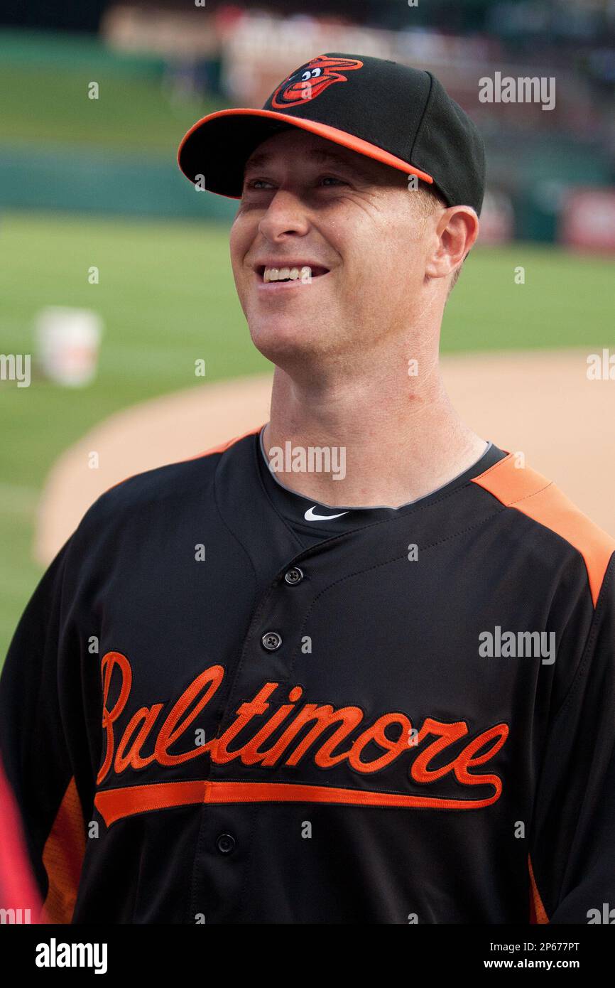 Baltimore Orioles outfielder Lew Ford #51 before the Major League ...
