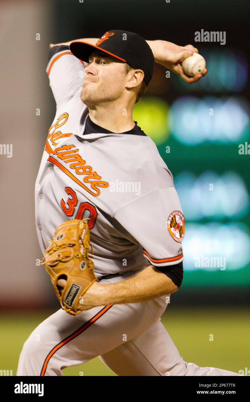 Baltimore Orioles pitcher Chris Tillman #30 throws the ball during the ...