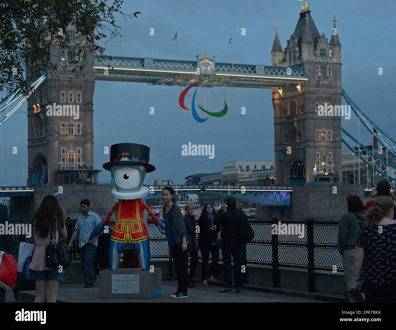 The symbol of the London Paralympics Games , which are scheduled to ...