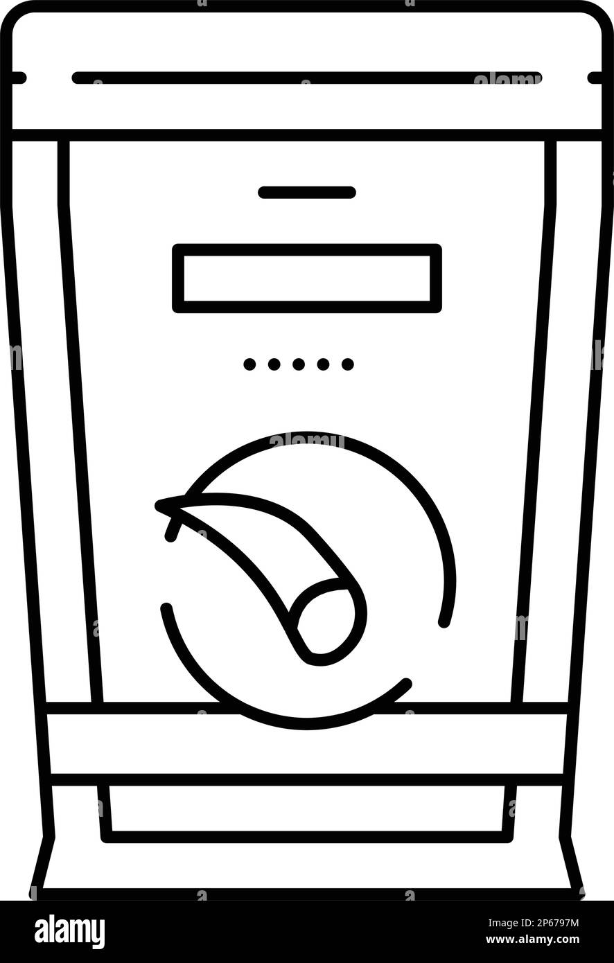 powder aloe vera line icon vector illustration Stock Vector Image & Art ...