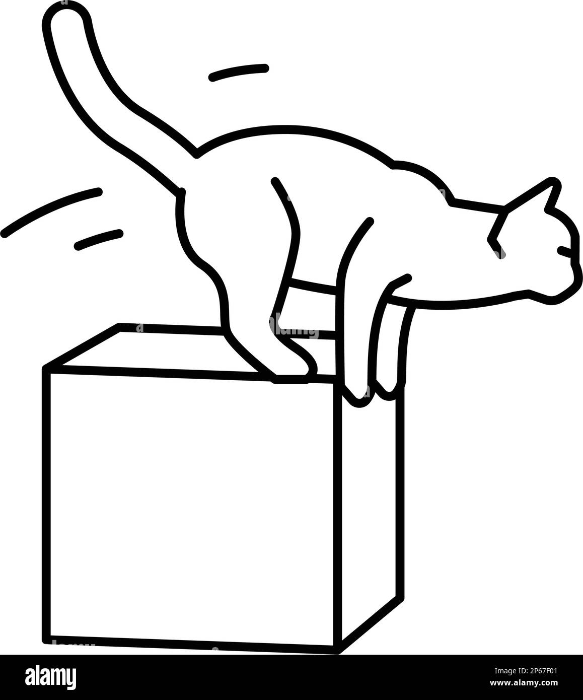 off preposition english line icon vector illustration Stock Vector ...