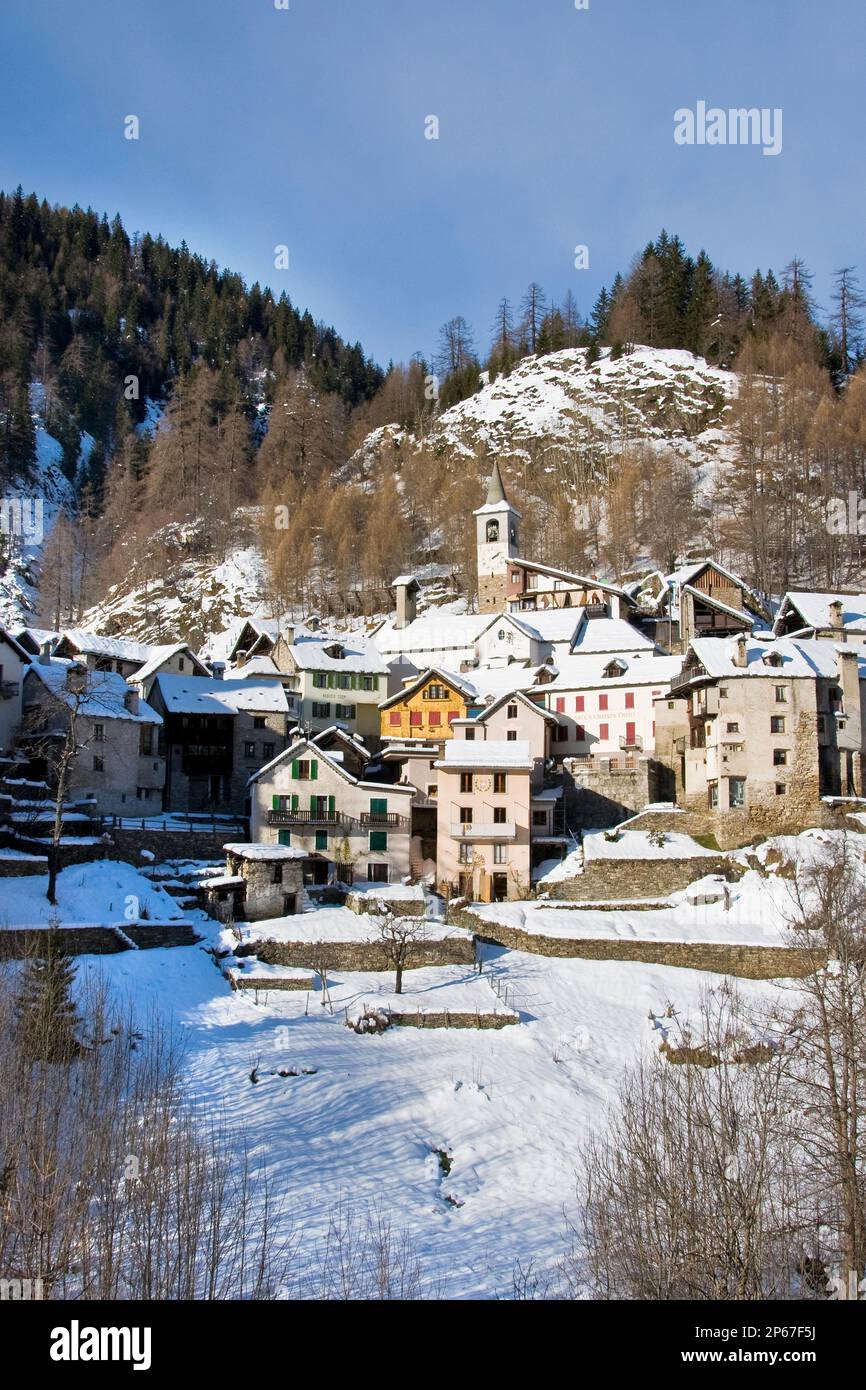 Switzerland, Canton Ticino, Fusio Stock Photo - Alamy