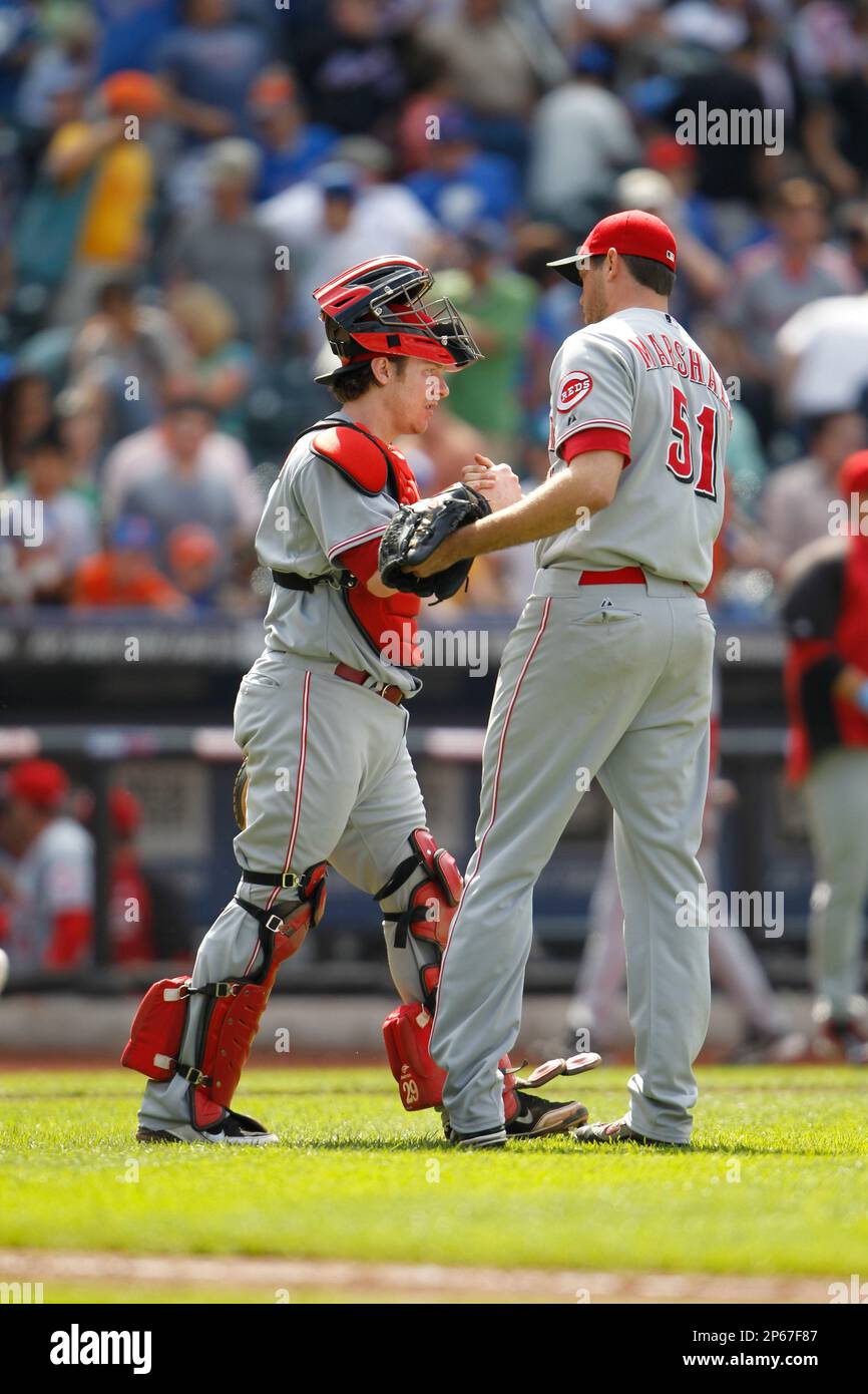 Cincinnati Reds Ryan Hanigan during a game against the New York Mets at ...