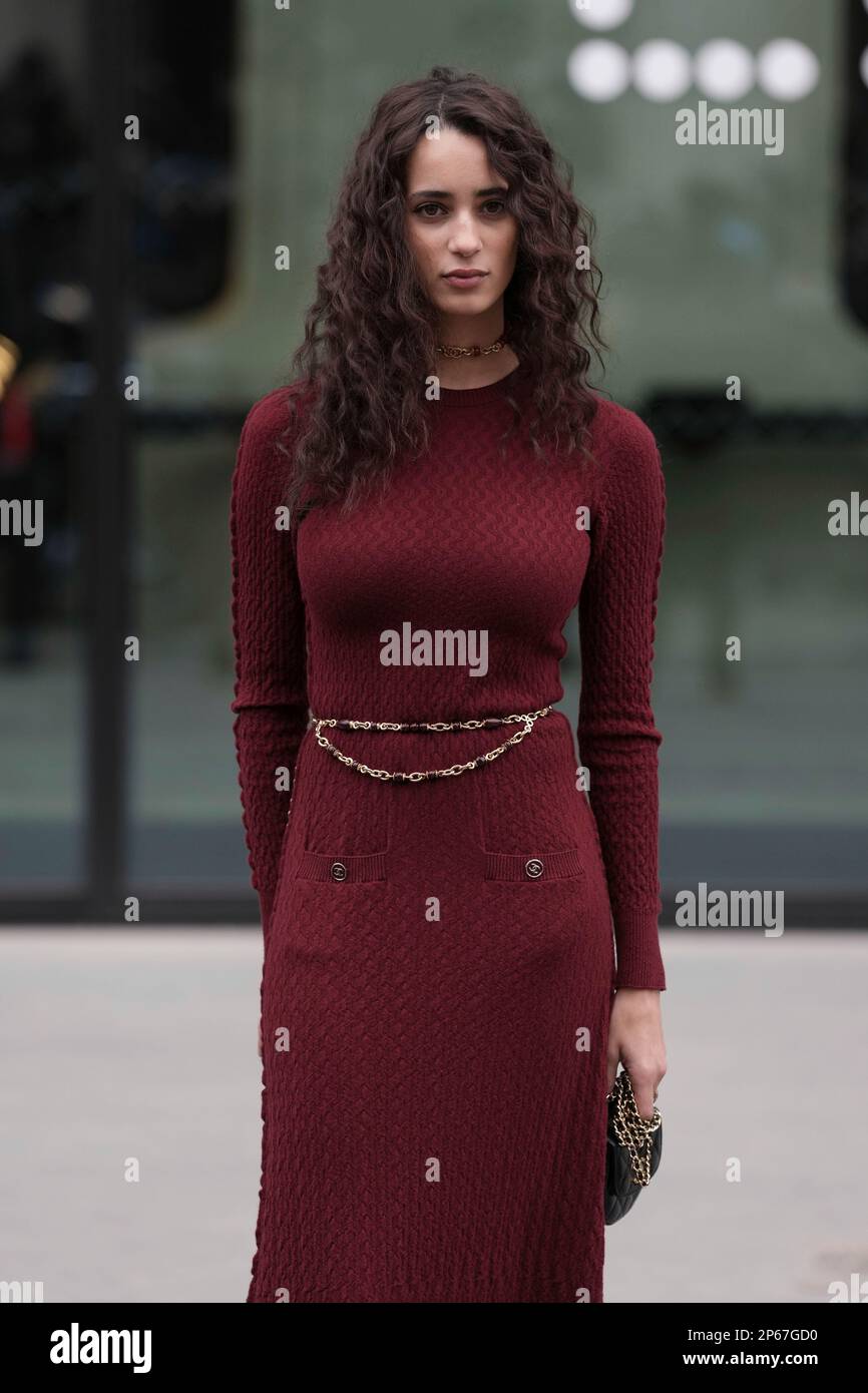 Iman Perez attends the Chanel Fall/Winter 2023-2024 ready-to-wear ...