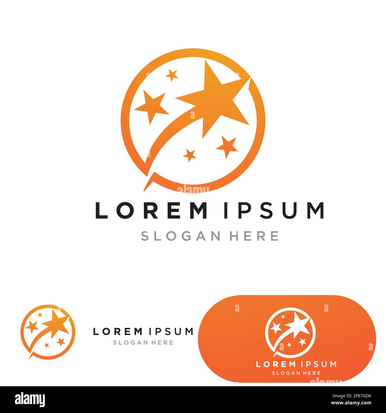 Night Star Logo Geometric Eagle Star Logo | Scalebranding