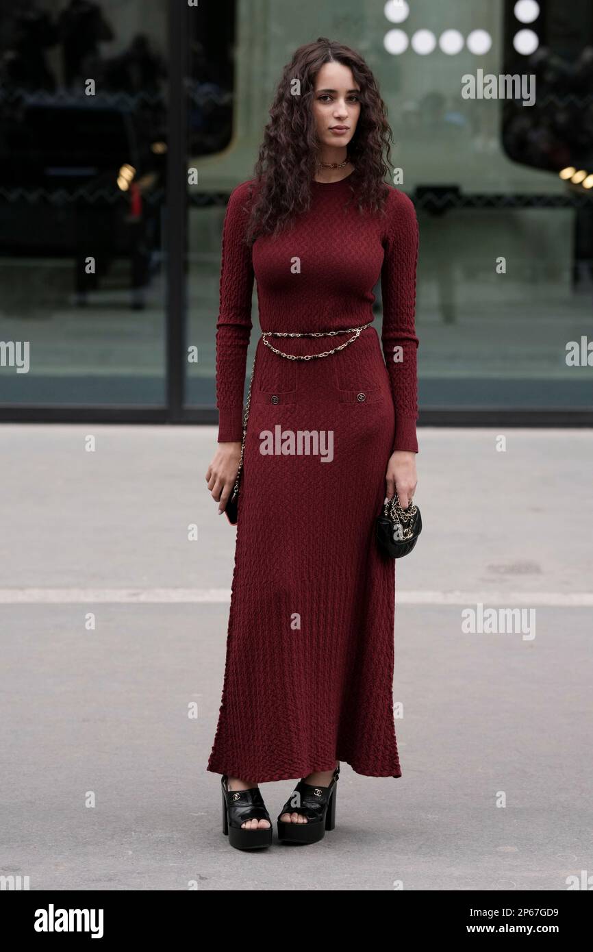 Iman Perez attends the Chanel Fall/Winter 2023-2024 ready-to-wear ...