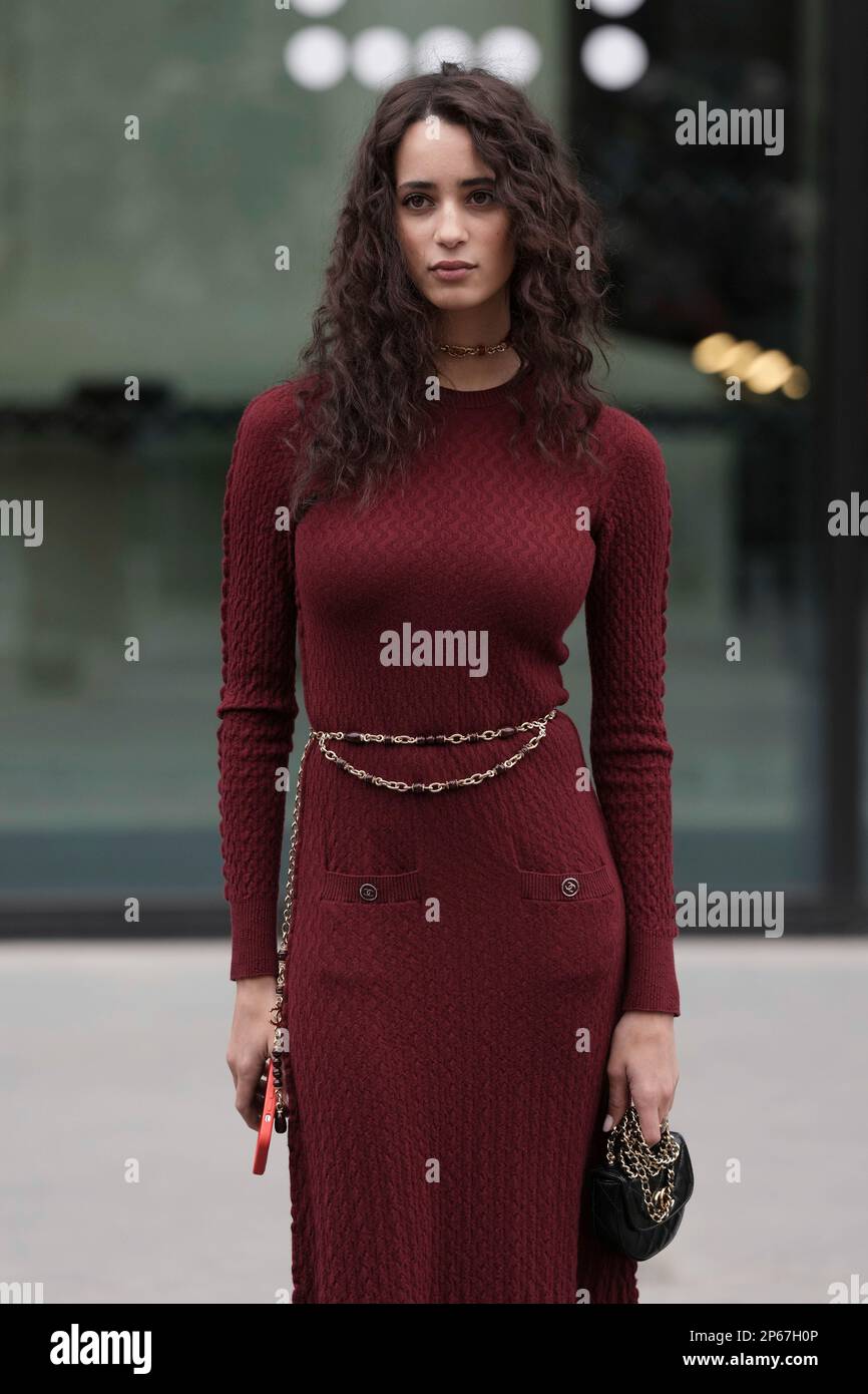 Iman Perez attends the Chanel Fall/Winter 2023-2024 ready-to-wear ...