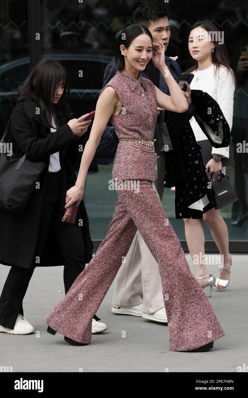 Janine Chun-Ning Chang departs the Chanel Fall/Winter 2023-2024 ready ...