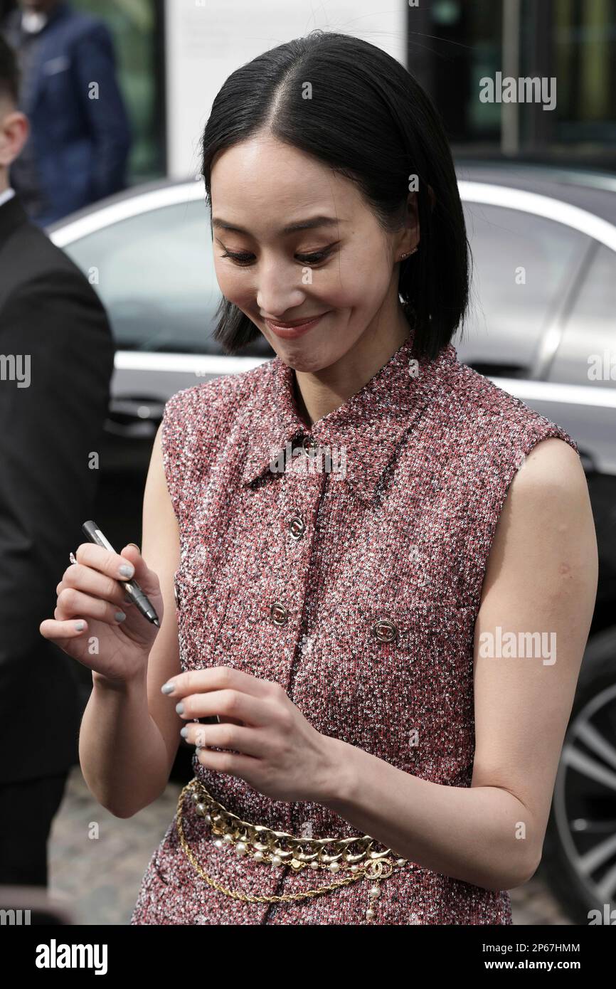 Janine Chun-Ning Chang attends the Chanel Fall/Winter 2023-2024 ready ...