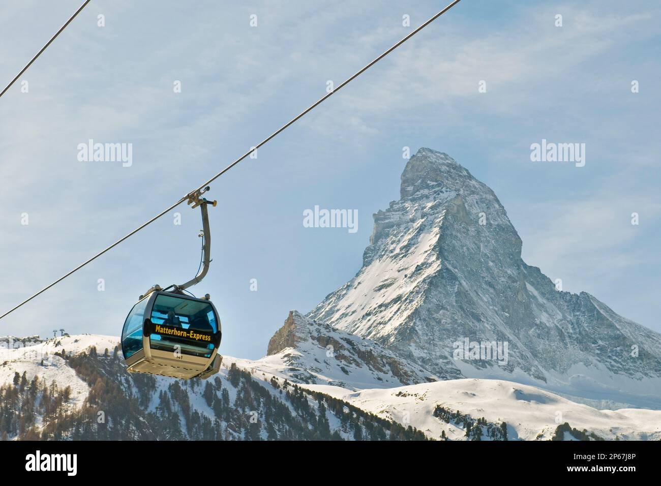 Cableway, Zermatt, Switzerland Stock Photo - Alamy