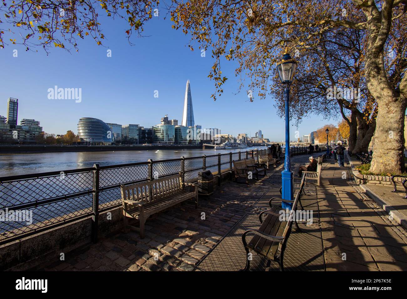 View across the River Thames, London, England, United Kingdom, Europe ...