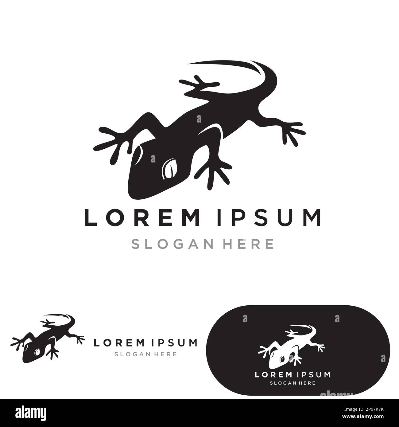 Lizard home logo icon vector design template Stock Vector Image & Art ...