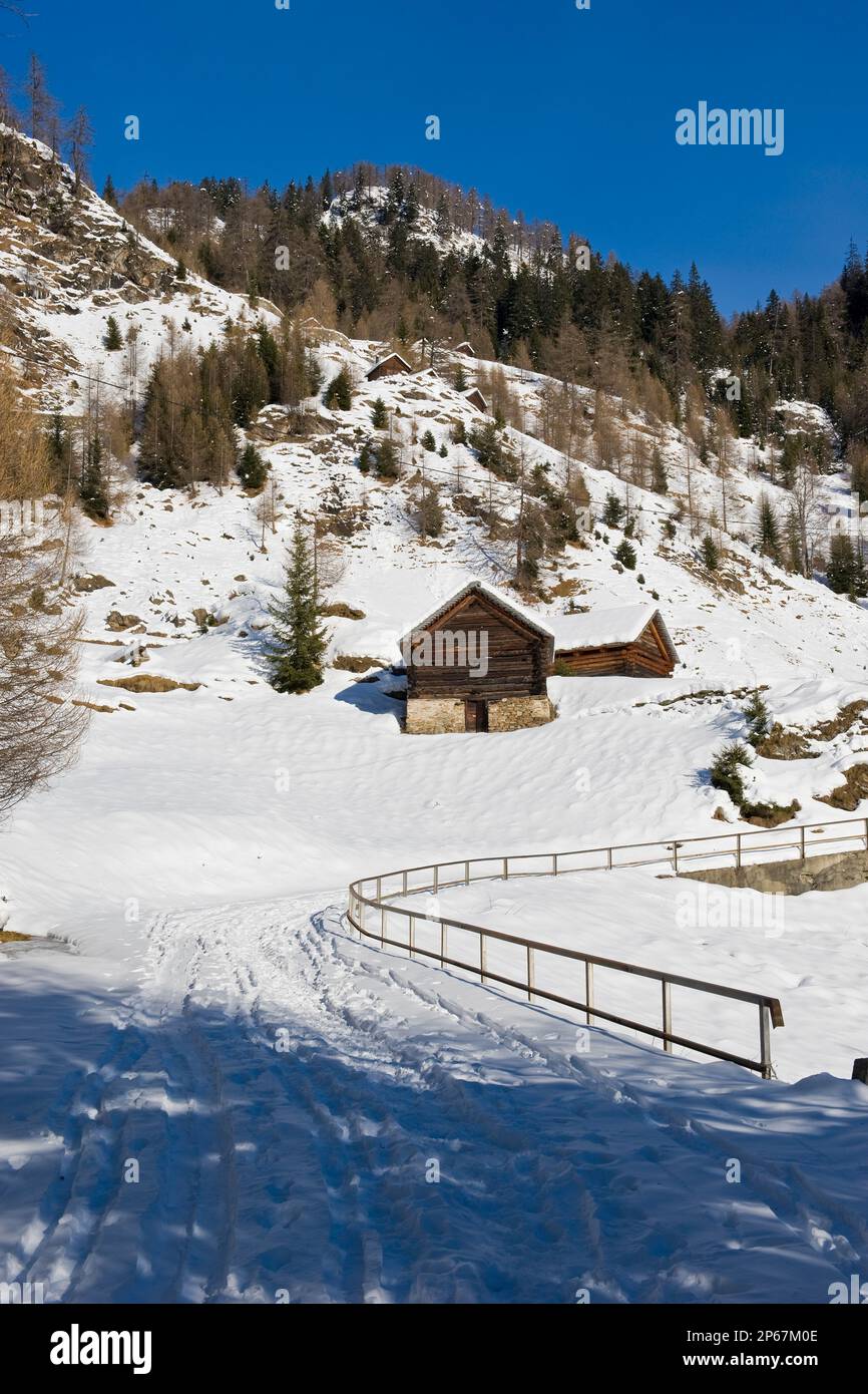 Switzerland, Canton Ticino, Fusio Stock Photo - Alamy