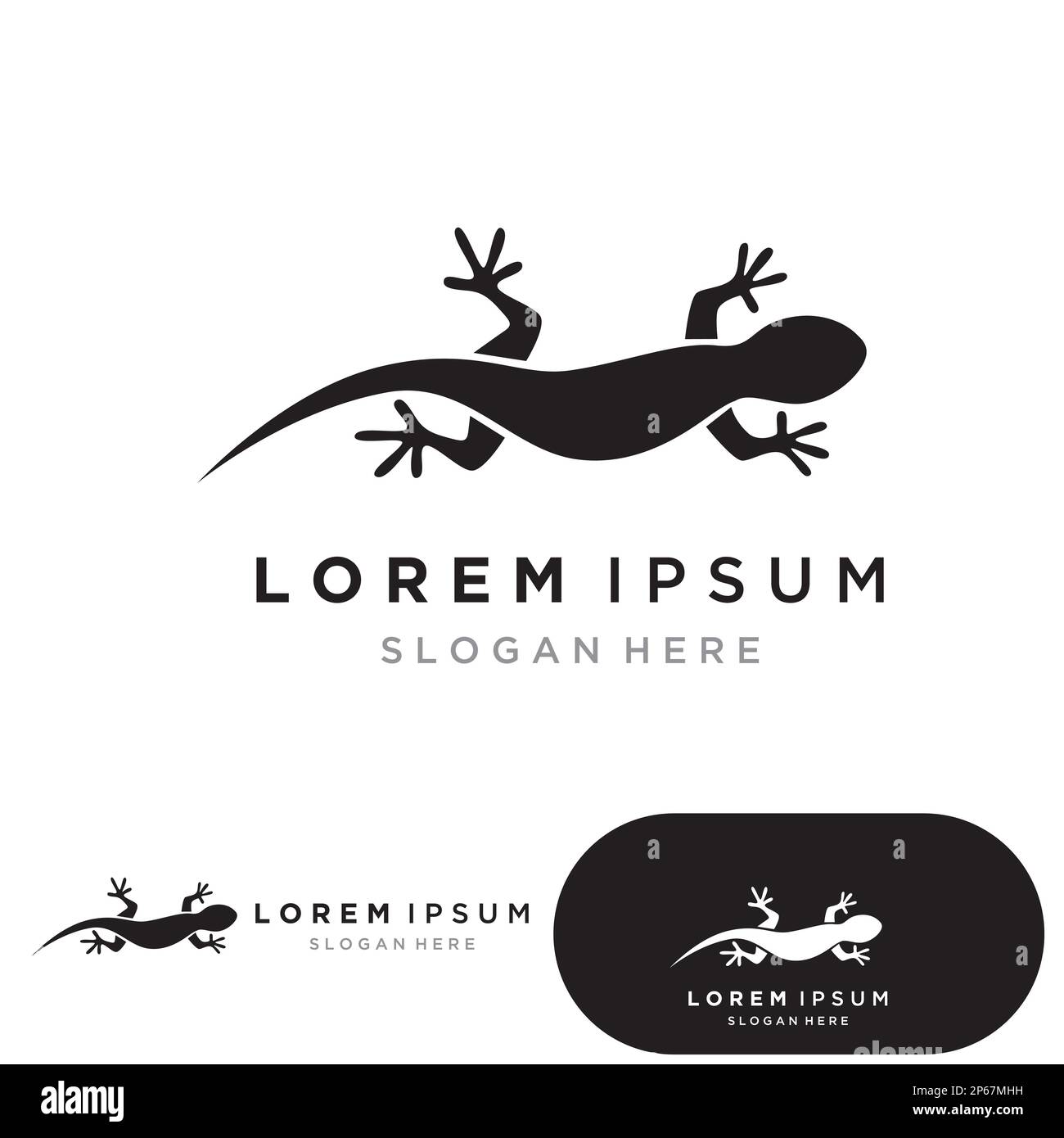 Lizard home logo icon vector design template Stock Vector Image & Art ...