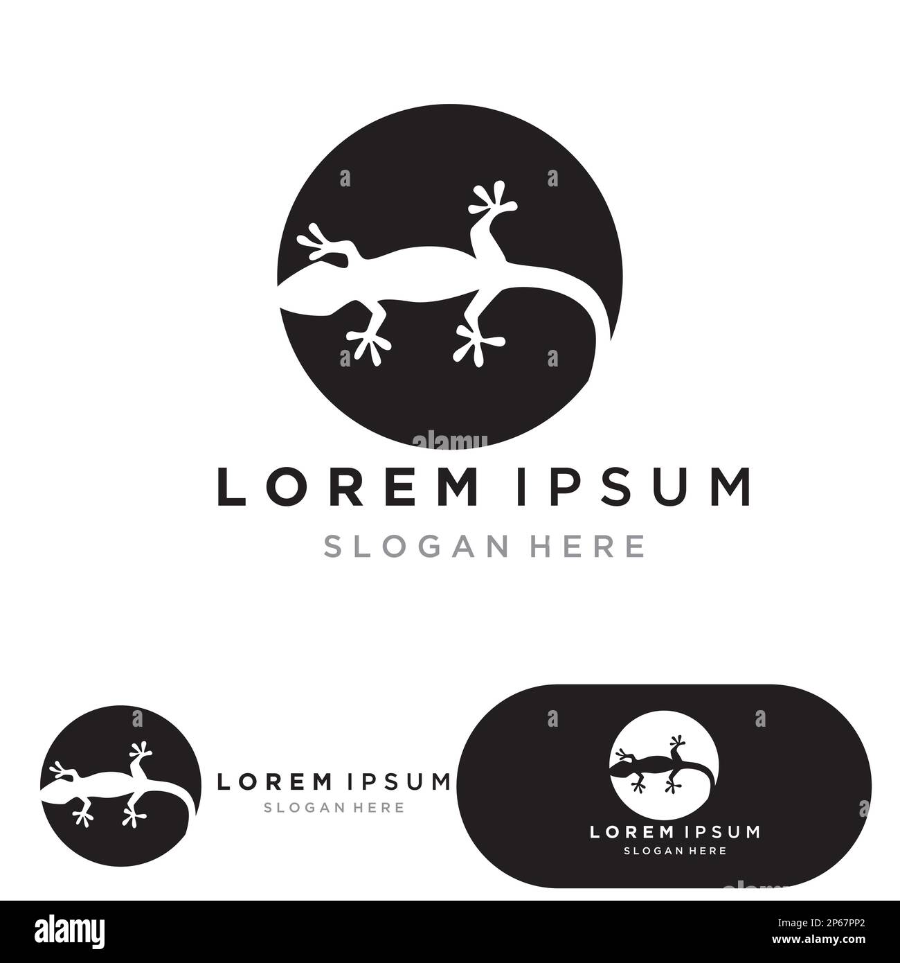 Lizard home logo icon vector design template Stock Vector Image & Art ...
